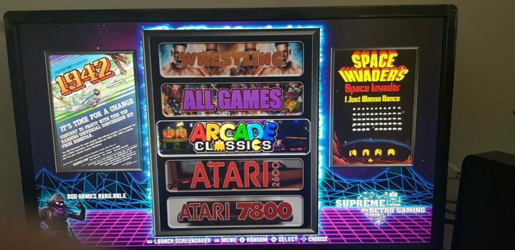 Raspberry Pi 4 RetroPie with Preloaded Games» ArcadeBarTop