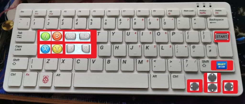 Raspberry Pi 400 Retro Games Console -128GB Arcade Gaming Machine ...